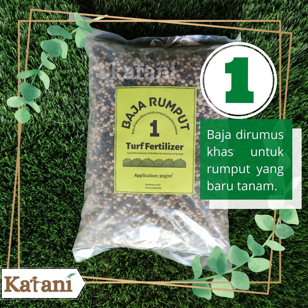 2kg - Baja Rumput / Turf Fertilizer / Baja dirumus khas untuk rumput ...