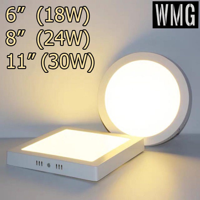 6 inch 18W LED Panel Surface Ceiling Light Surface Downlight Lampu ...