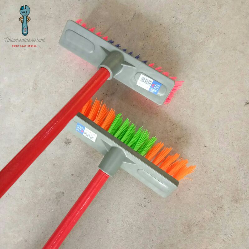 【Extra Large】501 Nylon Hard Broom Set | Penyapu Drain Brush | Heavy ...