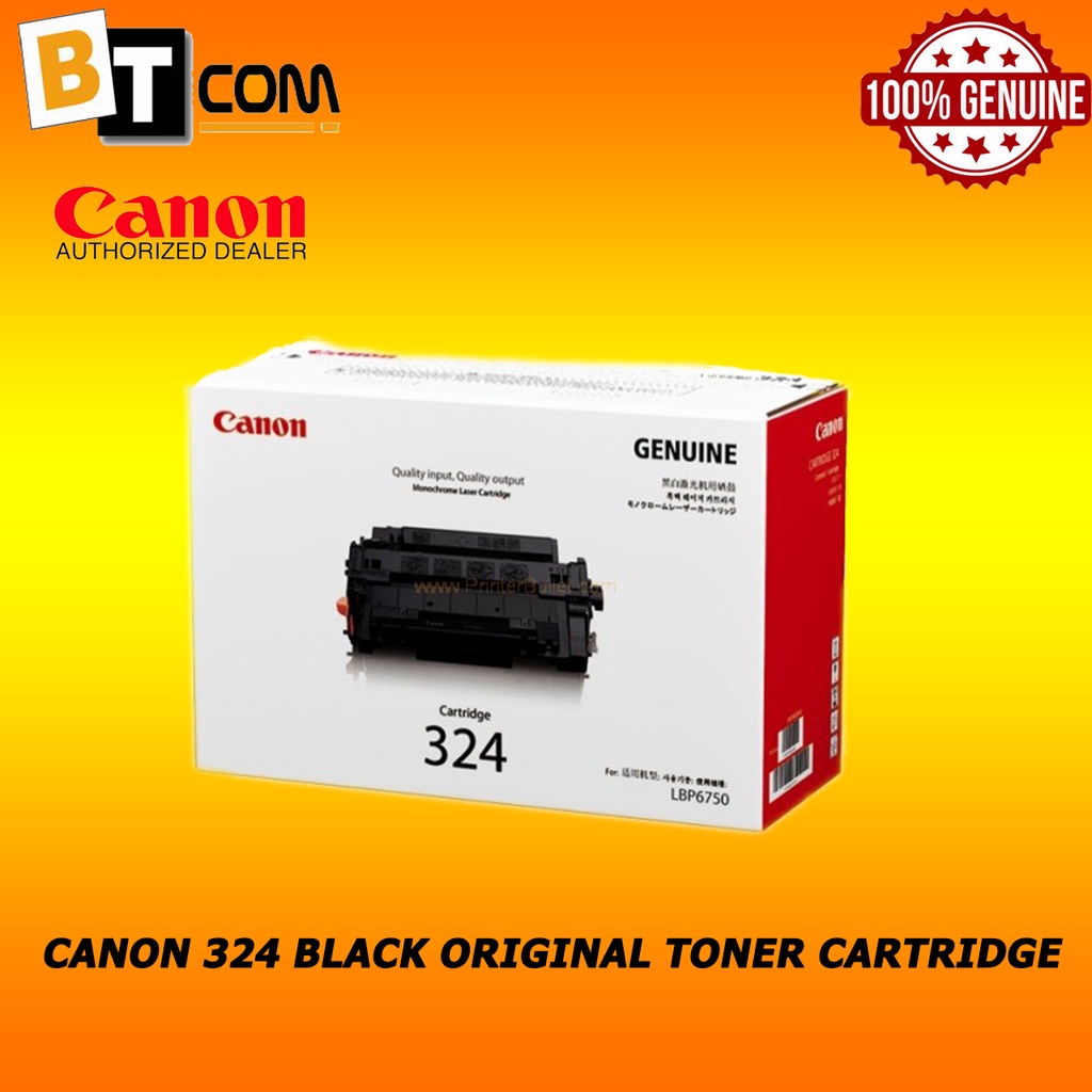 Canon 324 Black Original Toner Cartridge | Shopee Malaysia