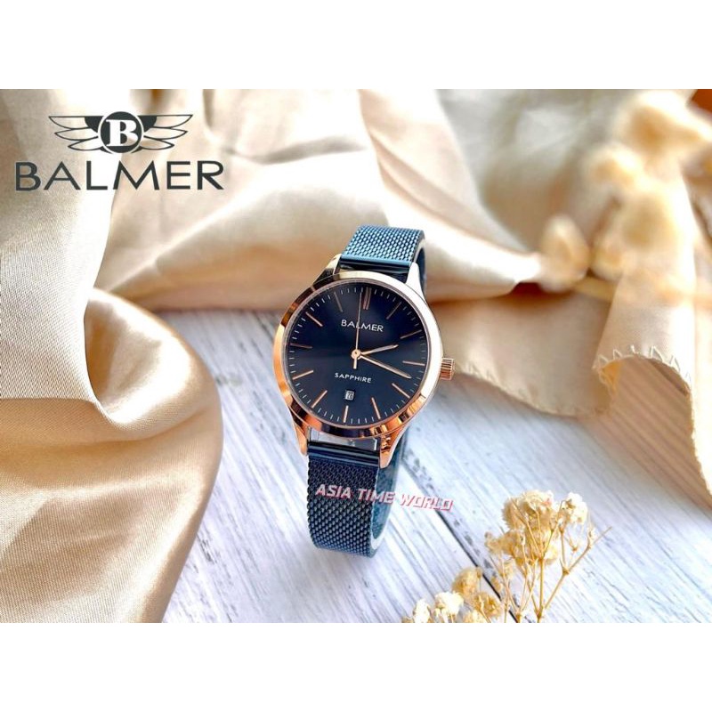 BALMER | 8148L BRG-5 Elegance Sapphire Women's Watch with Blue Dial ...
