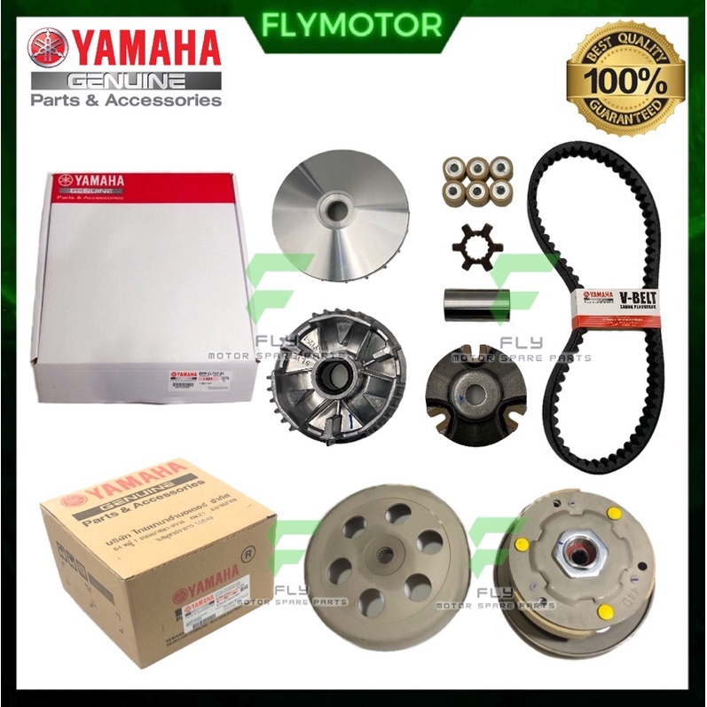 YAMAHA FRONT REAR PULLEY SET TIMING V BELT DEPAN BELAKANG PULLY EGO S NOUVO S EGOS FI AVANTIZ ...