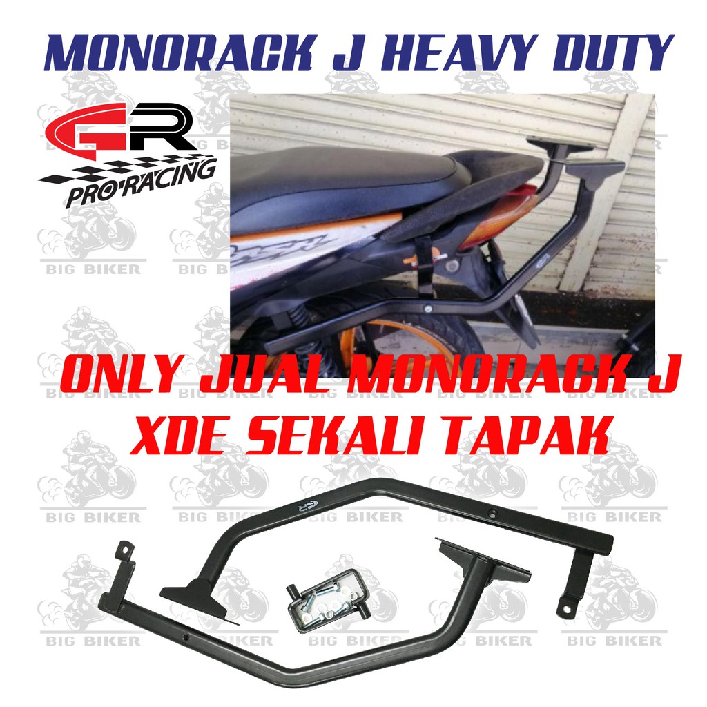Monorack J Heavy Duty VF3I RFS150 RS150 EX5 SM Sport Bonus LC135 V2 V3 ...