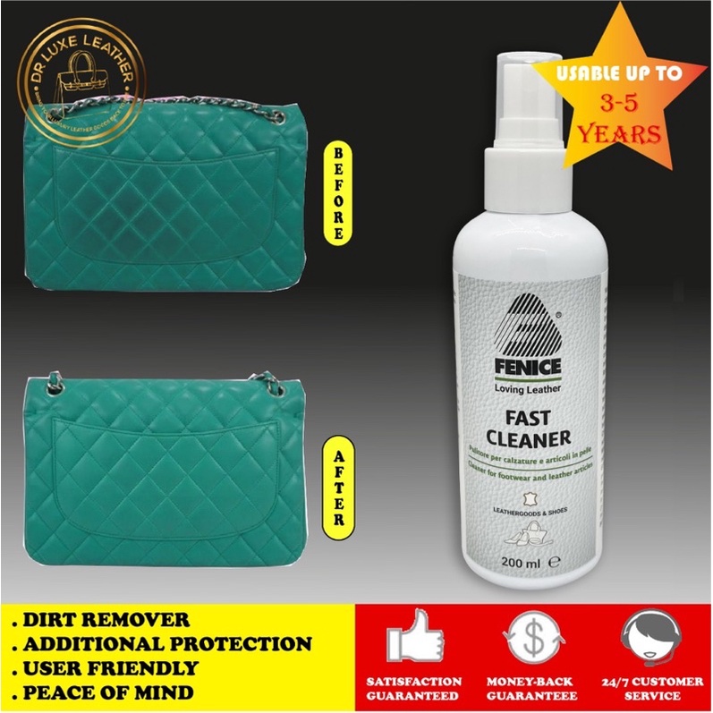 Fenice Fast Cleaner // Leather Cleaner // Pembersih Kulit Bag (New ...