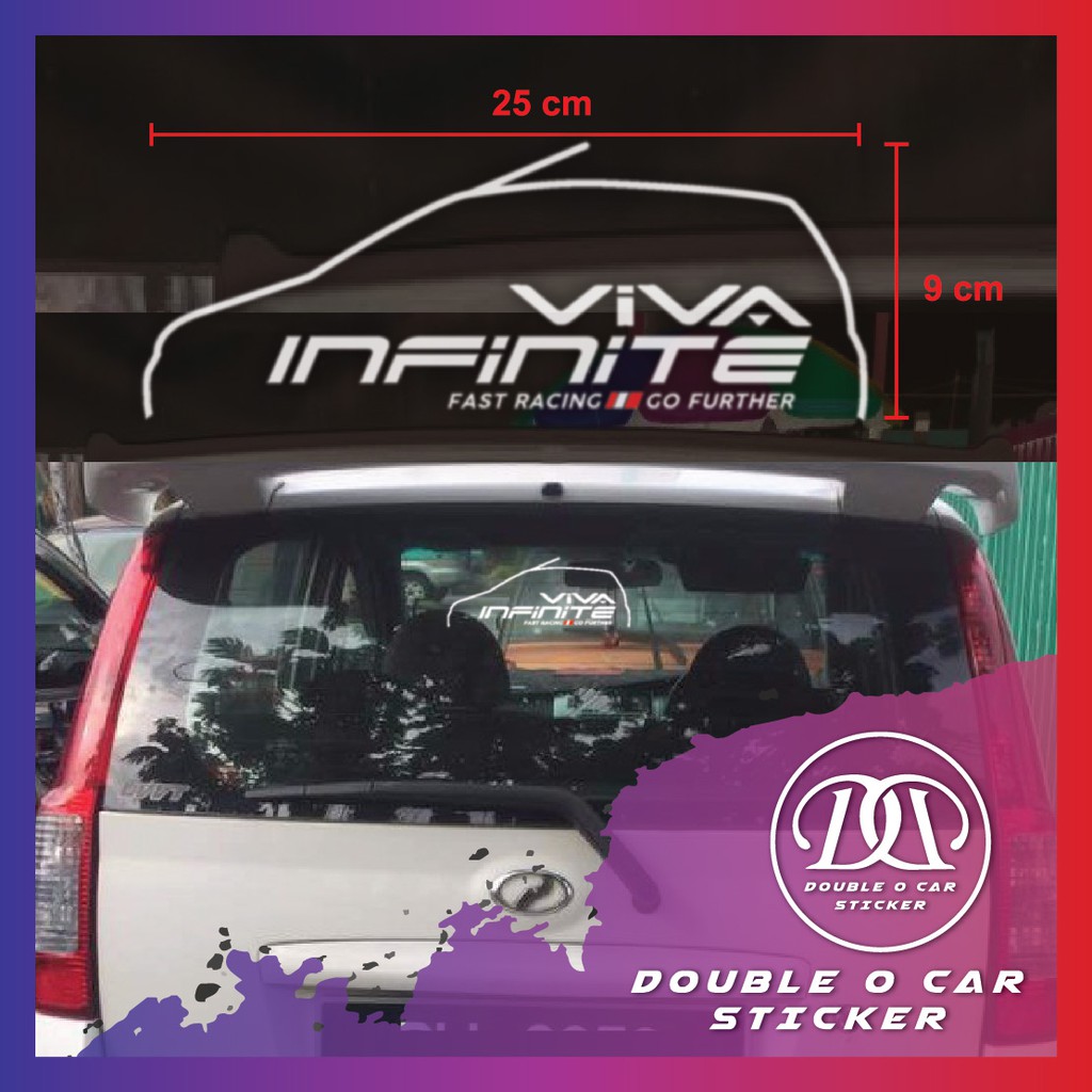 [Ready Stock]Perodua VIVA Line Symbol Sharpe High Grade Sticker GR00007 ...