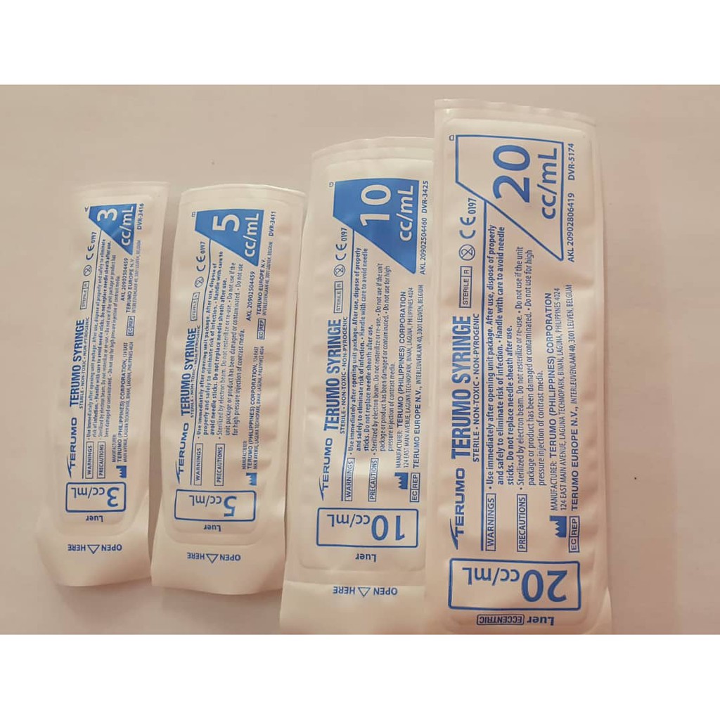 TERUMO SYRINGE WITHOUT NEEDLE SLIP TIP 3ML/5ML/10ML/20ML | Shopee Malaysia