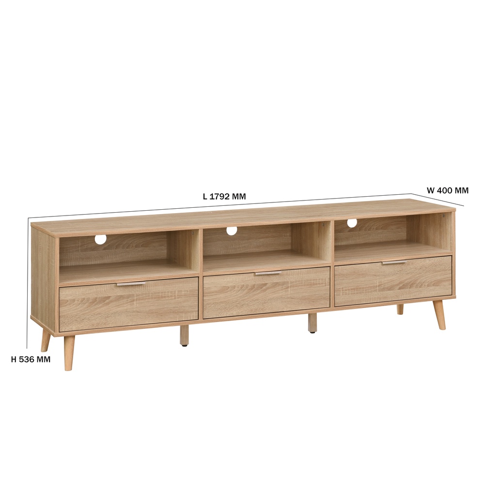 Brightening Stars Furniture Solid board TV Cabinet 6 Feet TV rack 6ft ...