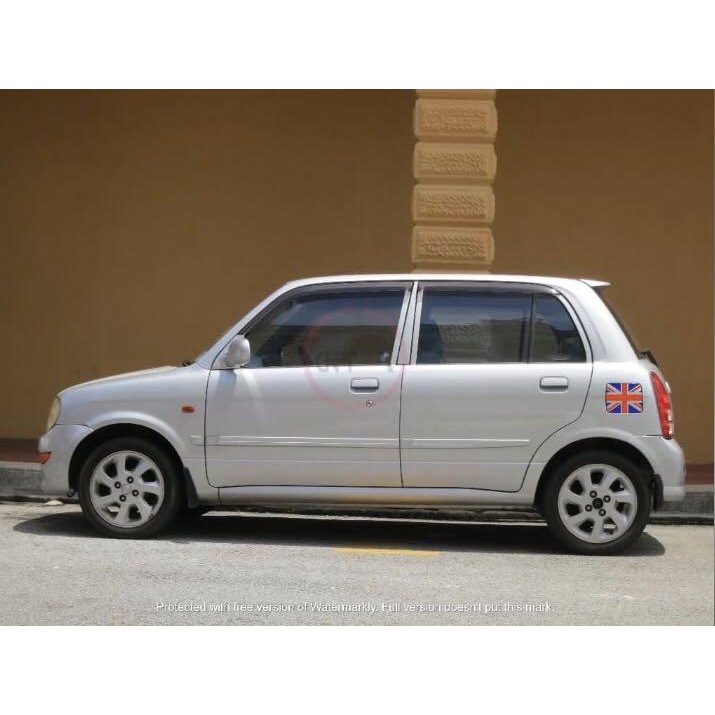 CFS198 Perodua Kelisa Mini Cooper Union Jack Bendera British Flag ...