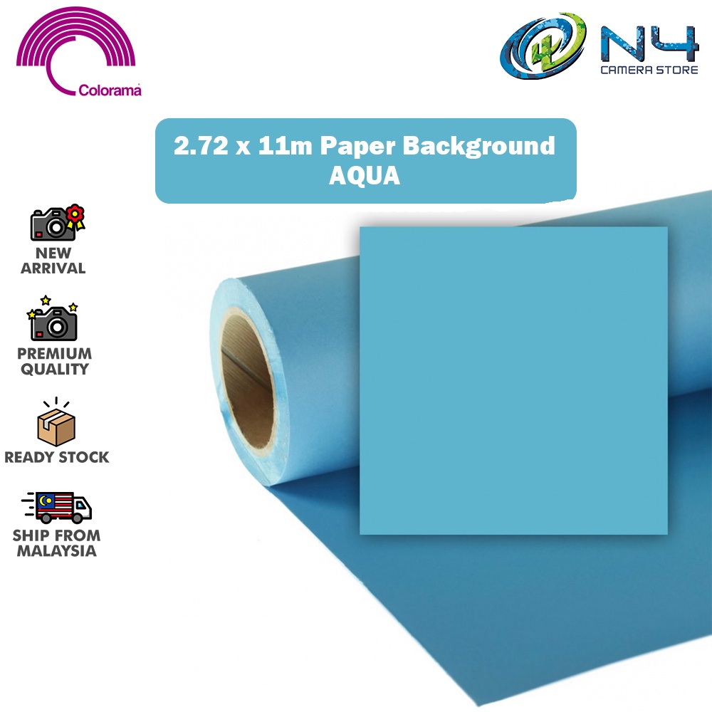 Colorama Paper Background 2.72 x 11m High Quality Photo Photography ...