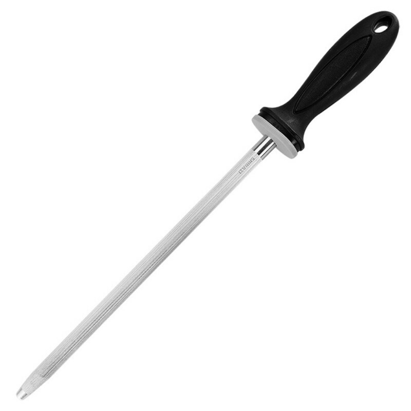 SHIBAZI Sharpening Steel Rod 12” / Honing Steel Rod / Butcher Chef ...