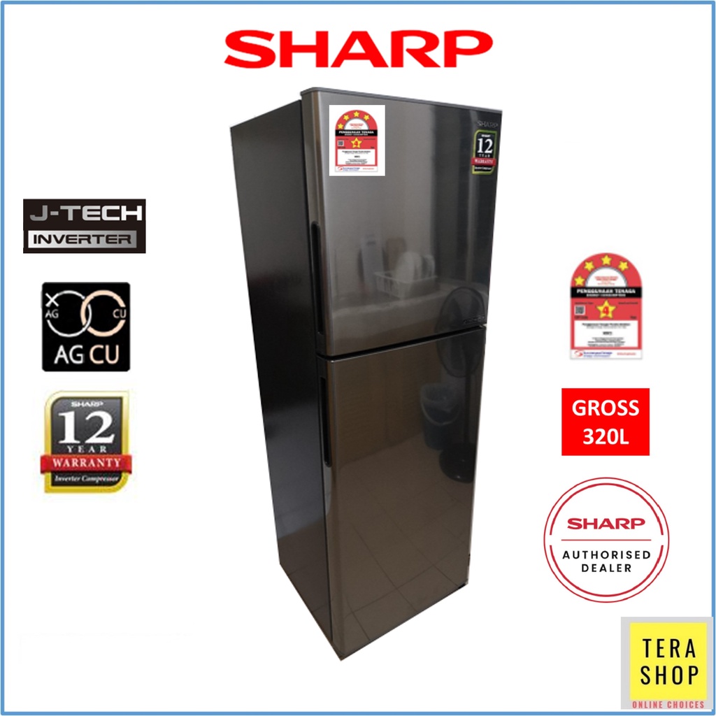 Sharp 280L / 320L / 380L /410L Inverter Refrigerator Energy Saving 2 ...