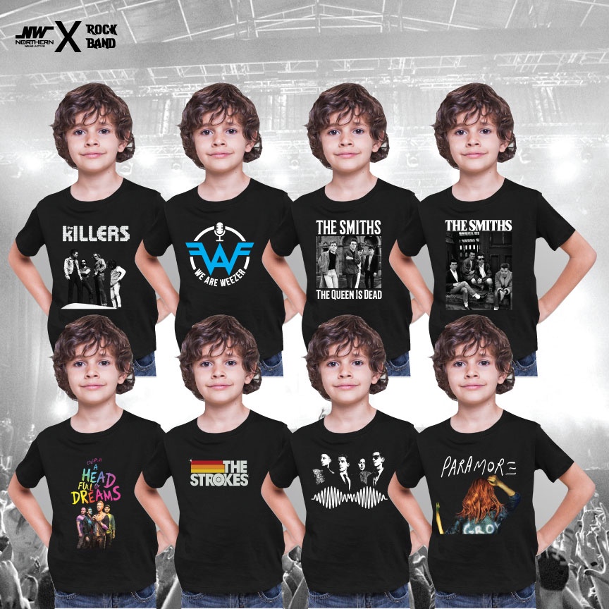 Baju Band Kanak Kanak ,Premium Quality Kids Band T-Shirt/THE KILLER ...