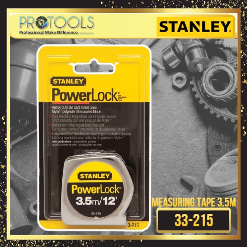 STANLEY 33-215 (STHT33215-8) POWERLOCK MEASURING TAPE(3.5M/12 ...