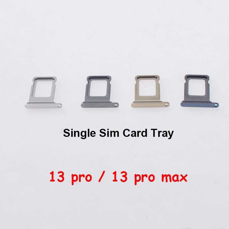 SIM Card Tray Compatible For iPhone 12 13 Pro Max Single Dual Adapter ...