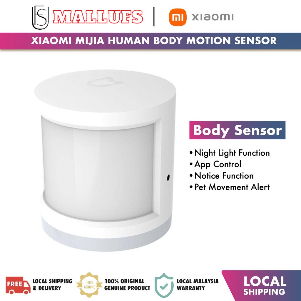 Xiaomi Mijia Human Body Motion Movement Sensor Infrared Smart Human ...