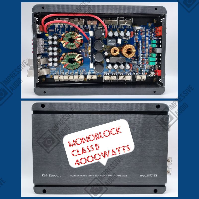 IMPRESSIVE 4000 WATTS CLASS D MONOBLOCK 1 OHM STABLE | Shopee Malaysia