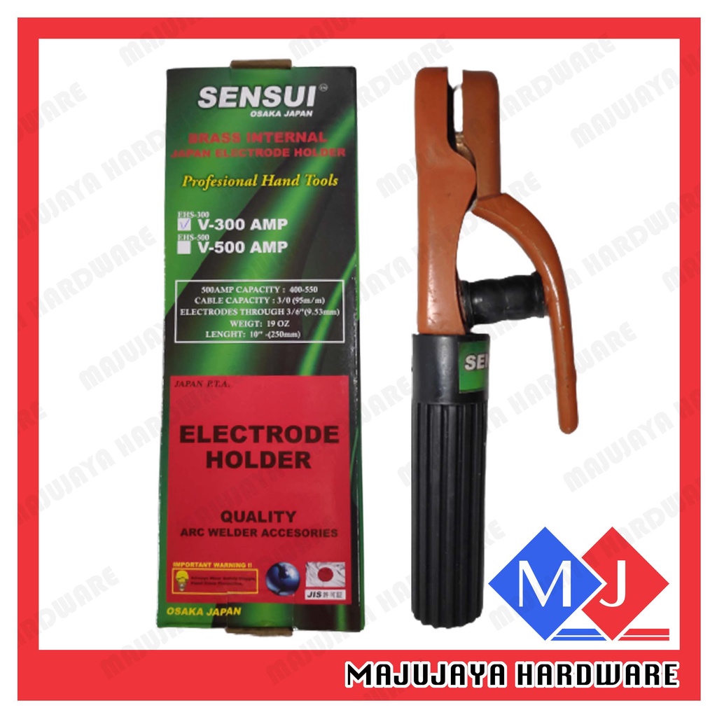 SENSUI Heavy Duty Drop Forge Copper Japan Type Welding Electrode Holder ...