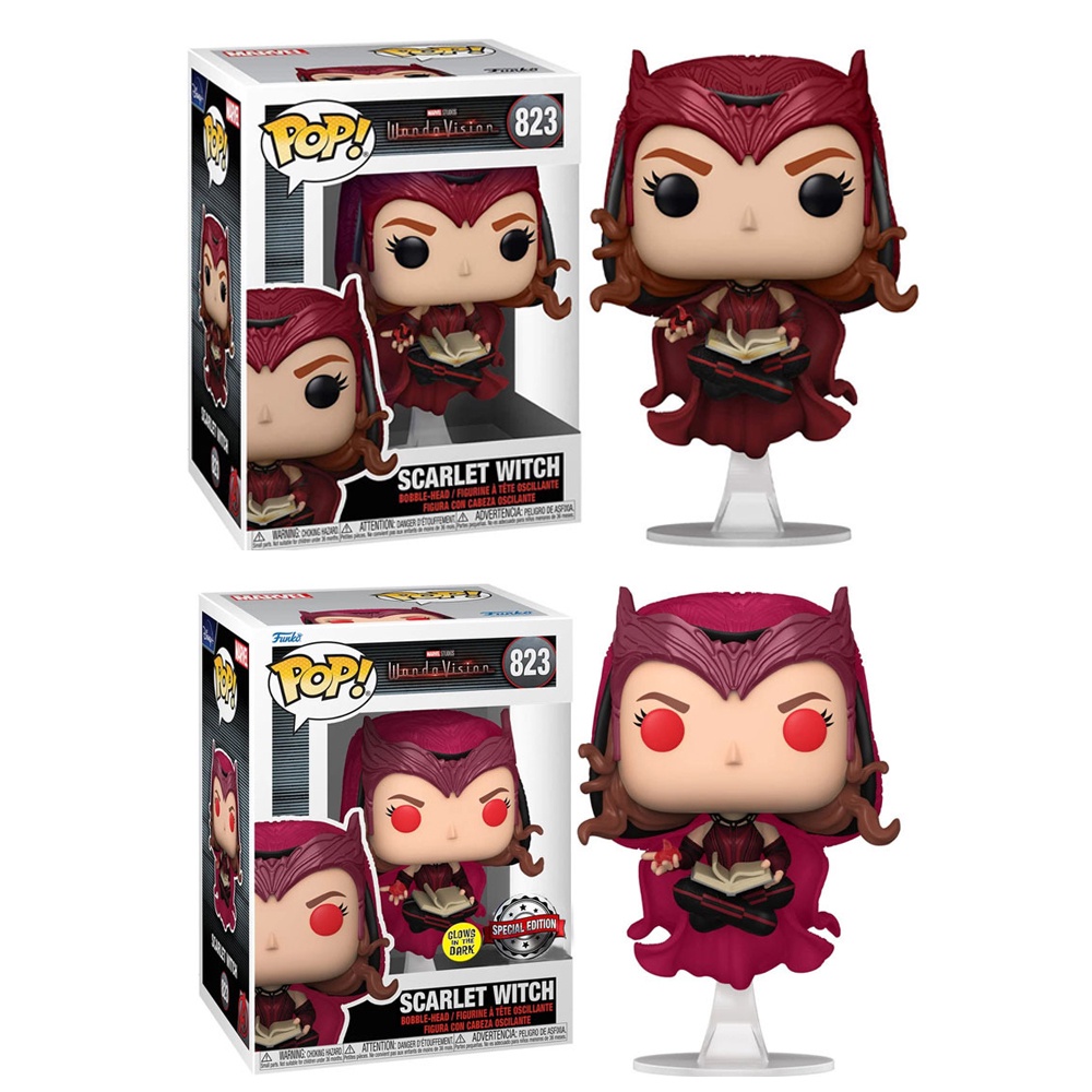 Funko Pop! 《Wanda Vision》Scarlet Witch Action Figure Toys model Dolls ...