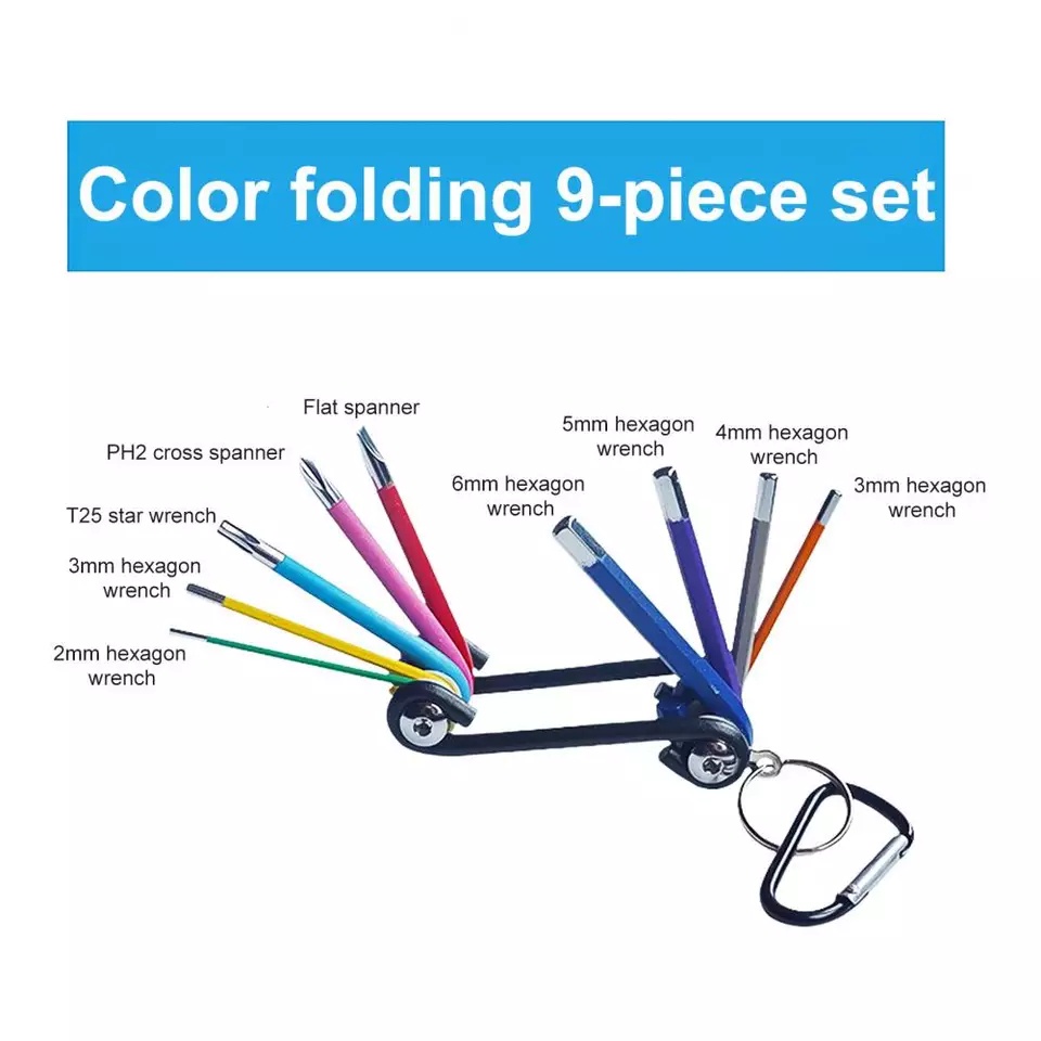 Color Coded Ball-End Hex Allen Key L Torx Security Wrench Set Torque ...