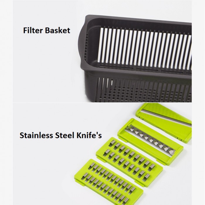 OSUKI Vegetable Cutter Set 12 In 1 | Pemotong Sayur | Shopee Malaysia