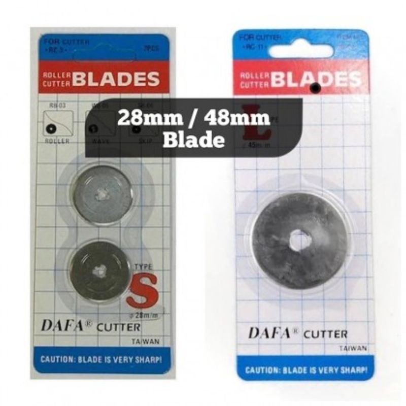 Rotary Cutter Blade Replacement 28mm / 45mm Cutter Fabric Dafa Cutter ...
