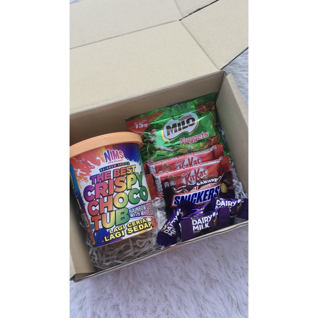 SET GIFT BOX BERMULA DARI RM20 (NIMS CHOCOTUB + CHOCOLATE) | Shopee ...