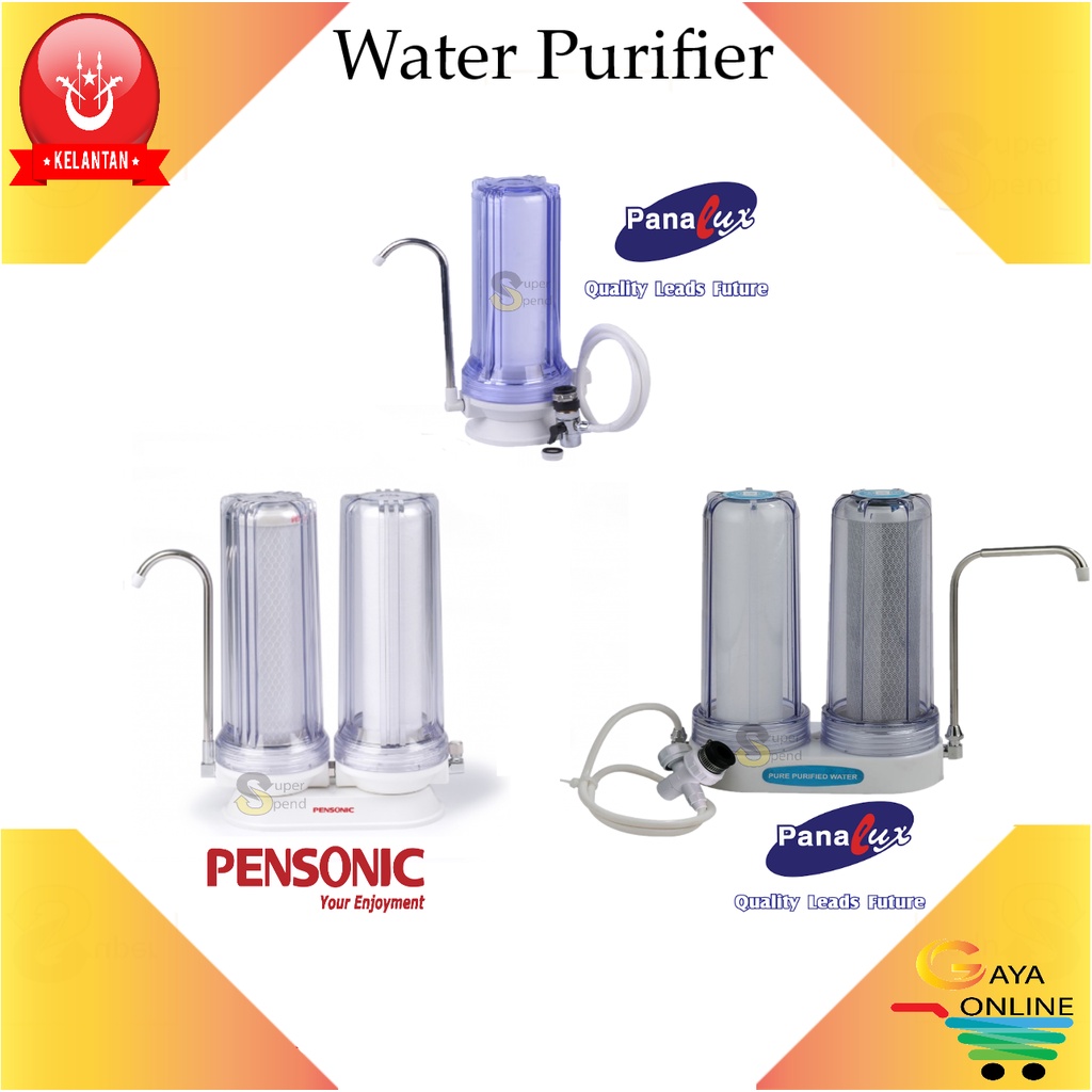 [ Pensonic / Panalux ] Single Double Water Purifier Water Filter PP123 ...