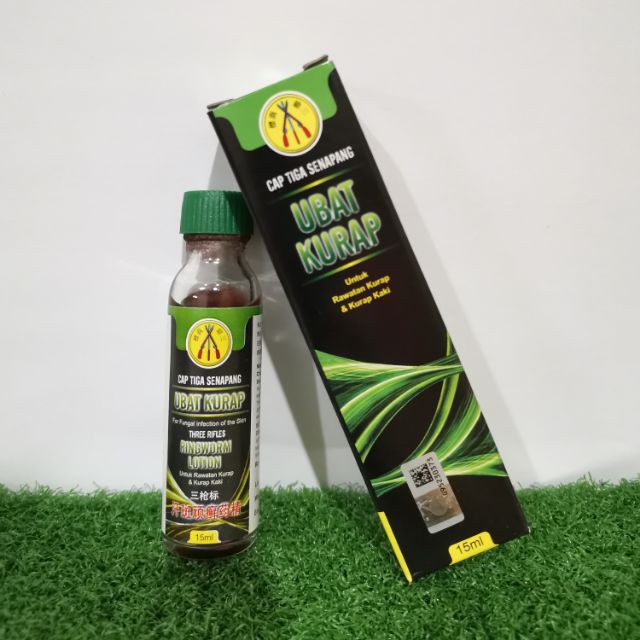 Ubat Kurap Cap Tiga Senapang 15ml Three Rifles Ringworm Lotion | Shopee ...