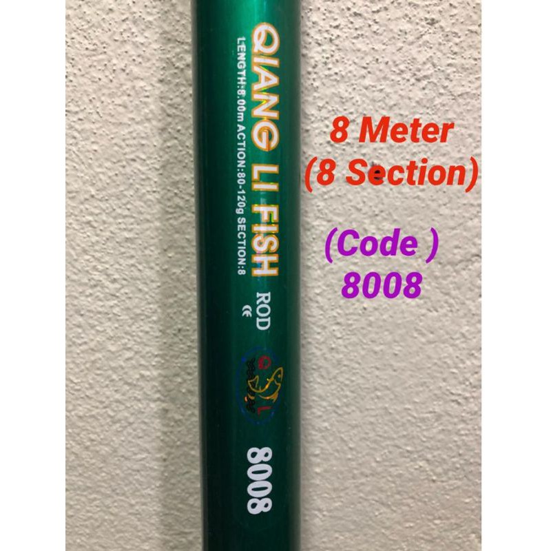 Pancing Rod (Puyu Rod)Solid Tip ,2M,3M,4M,5M,6M,7M,8M,9M ...