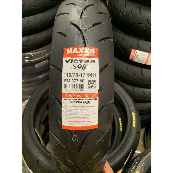 Maxxis Tayar Maxxis Victra St S98 F1 Tyre Size 17 & 14 & 13 inches s-98 ...