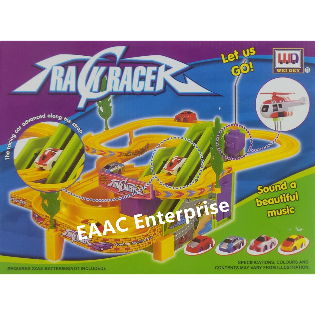 Track Racer Racing Car Track With 4 Racing Car Play Toy | Shopee Malaysia