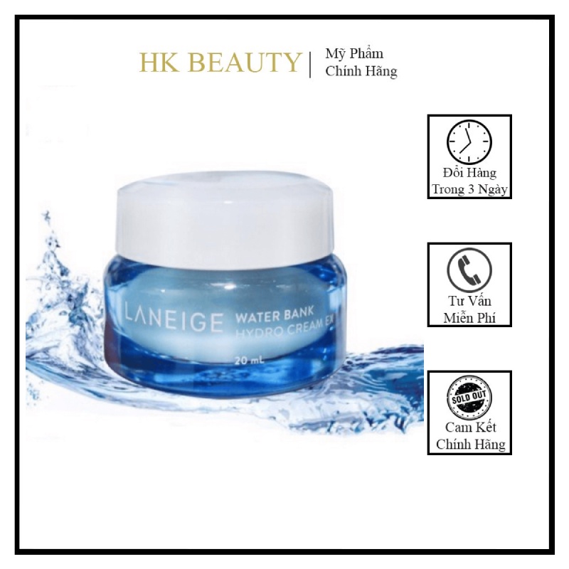 Laneige water bank moisure cream EX 20ml | Shopee Malaysia