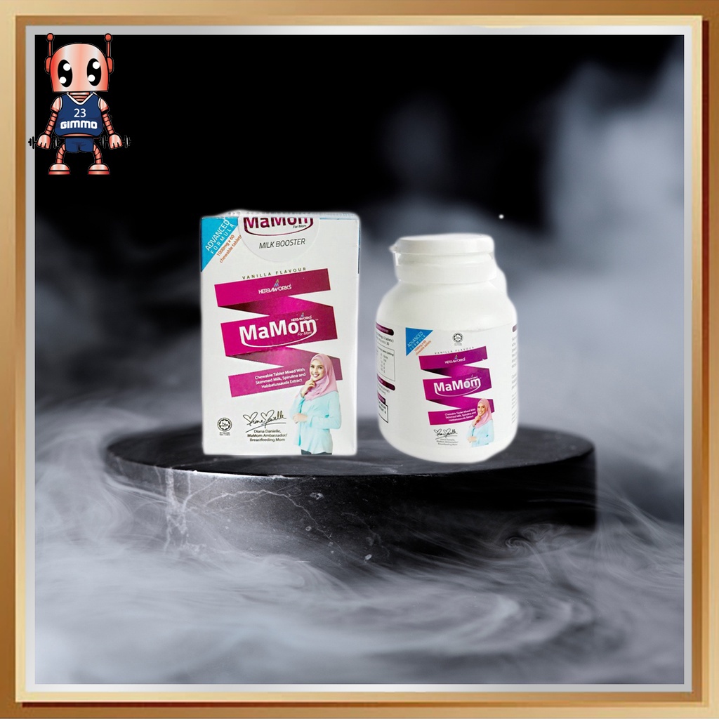 Original Mamom Milk Booster Milkbooster Penghasilan Susu 60 Tablets ...