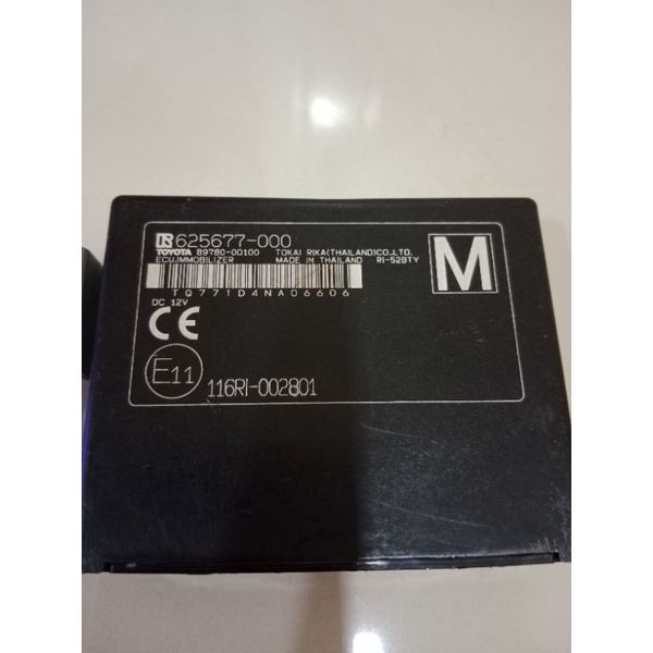 ORIGINAL TOYOTA IMMOBILIZER CONTROL UNIT (89780-0D100) (89784-F4020 ...
