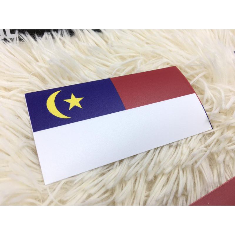 MELAKA FLAG sticker print tampal luar (1 pcs) | Shopee Malaysia
