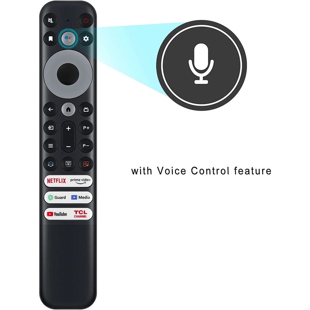 New RC902V FMR1TCL voice remote control for TCL 8K Qled smart TV voice ...