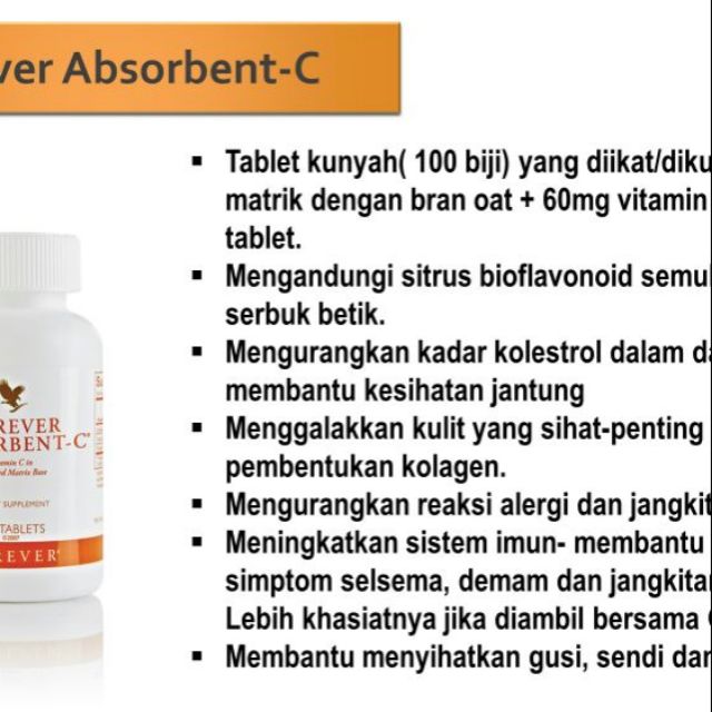 Absorbent C Forever 💯 Original | Shopee Malaysia