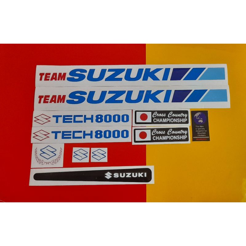 Suzuki Tech 8000 Bicycle Sticker | Shopee Malaysia
