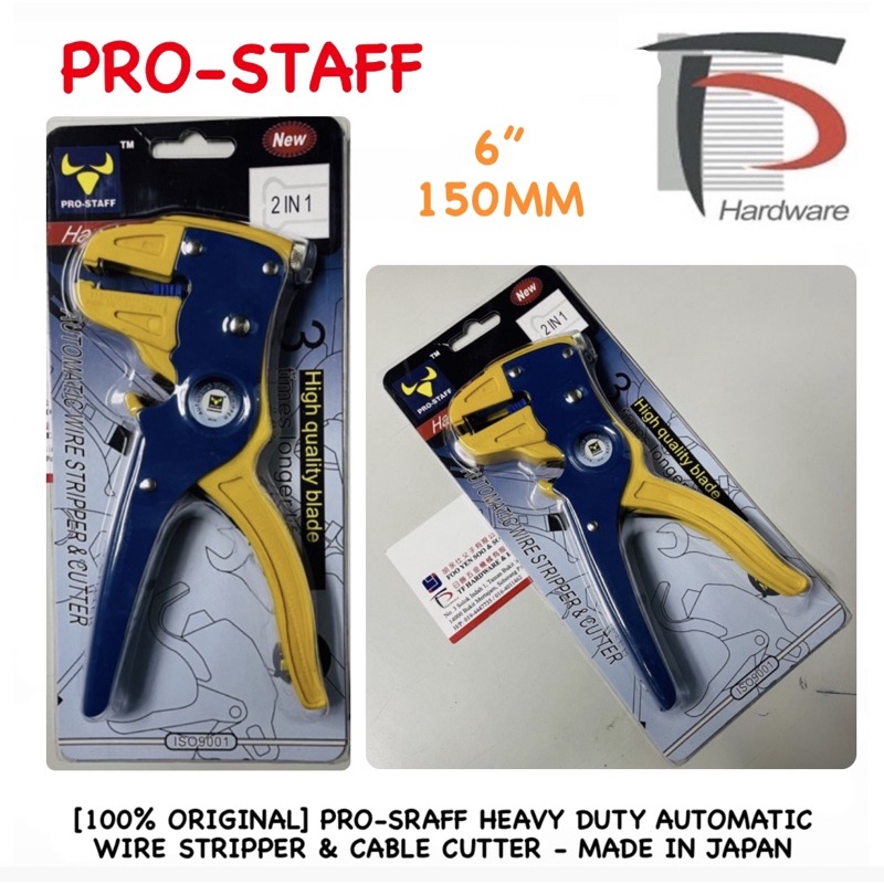[100% ORIGINAL] PRO-SRAFF HEAVY DUTY AUTOMATIC WIRE STRIPPER & CABLE ...