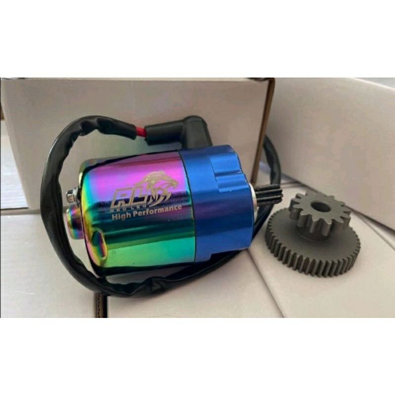 Red Leo Stater Motor Y15ZR With Starter Gear ( BIG ) | Shopee Malaysia