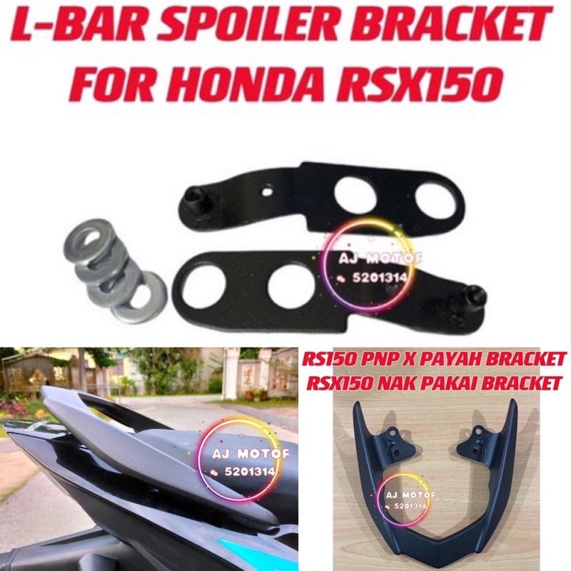 BRACKET FOR RSX150 PASANG SPOILER RS150 HONDA RS RS150R RSX COVER BODY ...