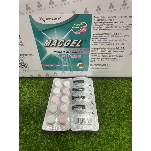 MACGEL UBAT GASTRIK (10S) | Shopee Malaysia