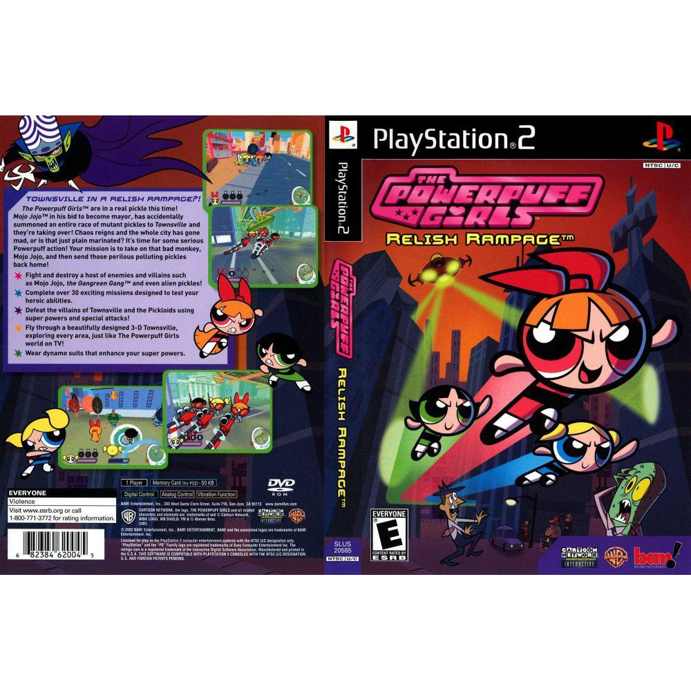 The Powerpuff Girls Relish Rampage (CD Games PS2) | Shopee Malaysia