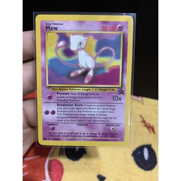 Pokemon Tcg - Vintage Mew Promo | Shopee Malaysia
