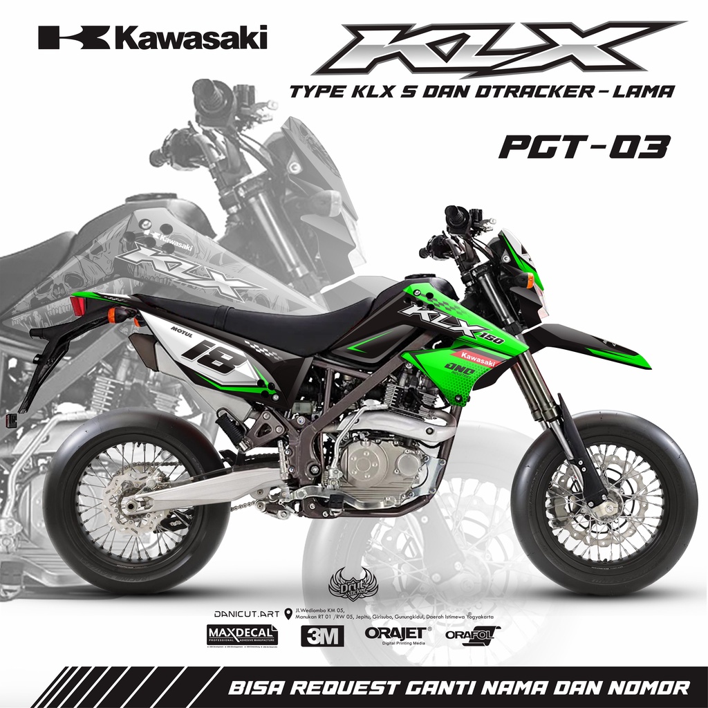 Decal Sticker KLX S & DTRACKER - lama,old) - {PGT-03} | Shopee Malaysia