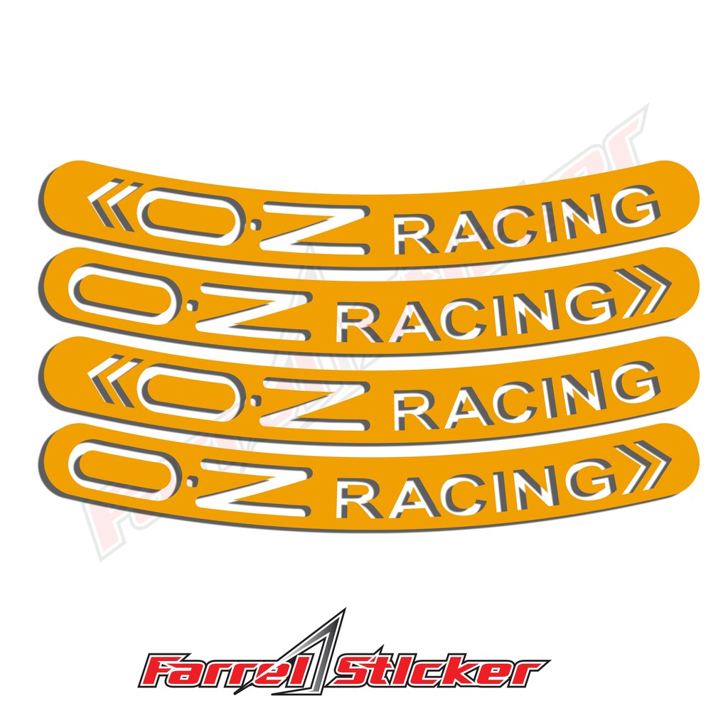 Oz racing sticker Rims | Shopee Malaysia