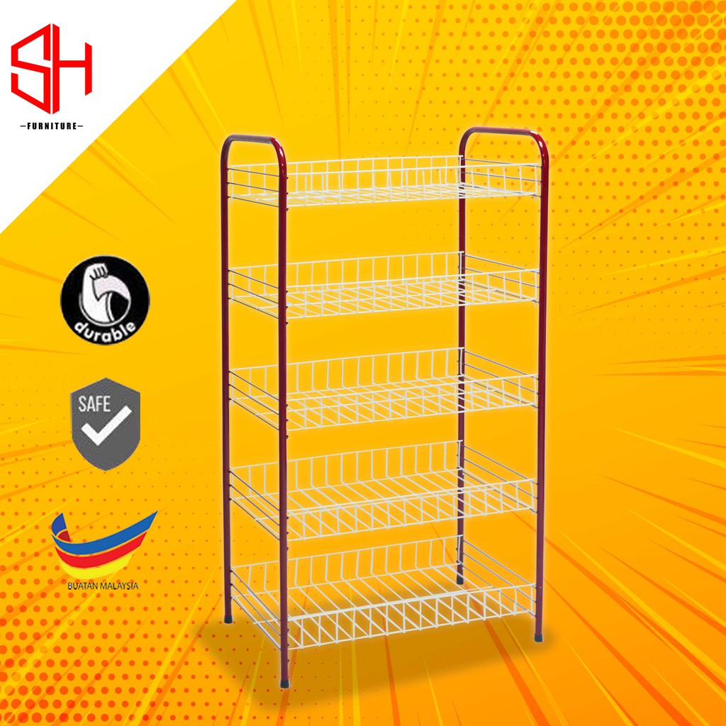 (READY STOCK) Multipurpose Rack/Kitchen Rack/Storage Rack/Dish Rack/Rak ...
