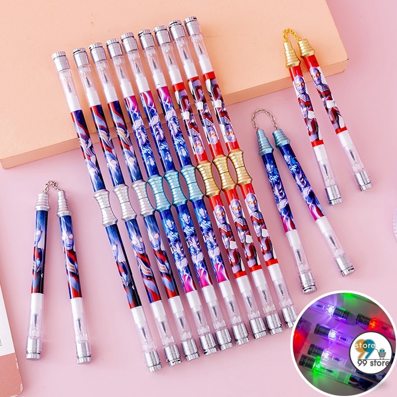 Hot LED Foldable Nunchuck Spinning Pen /Writing Spinner Toy Pen/Anti ...