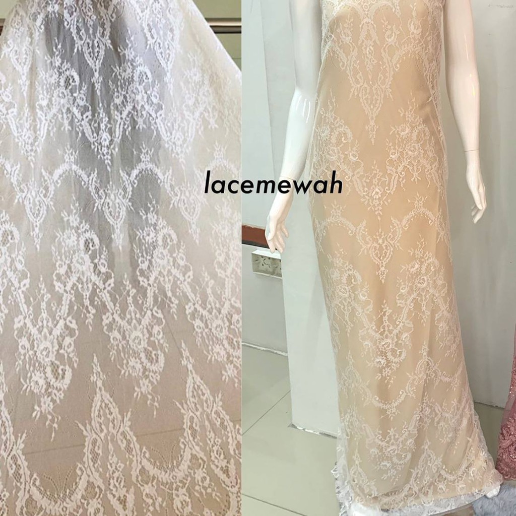 💥[FRENCH LACE TERKINI]💥 PANEL LACE VICTORIA LACE BIDANG LEMBUT ...