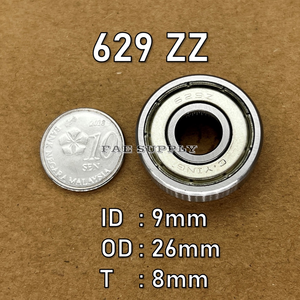 ball Bearing 603 604 605 606 607 608 609 623 624 625 626 627 628 629 ZZ ...